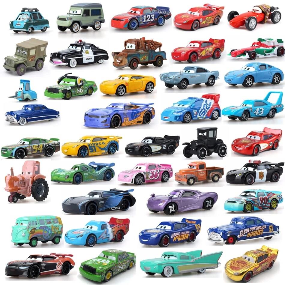 Lot Racers No.4-No.123 Disney Pixar Cars 1:55 Original Diecast Toy Car ...