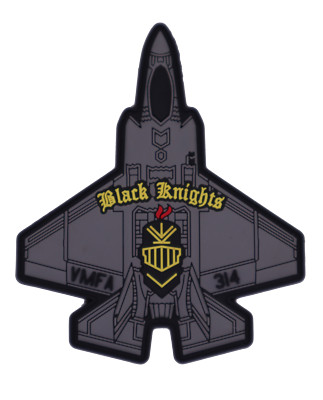 Official VMFA-314 Black Knights F-35 Shoulder Patch | eBay