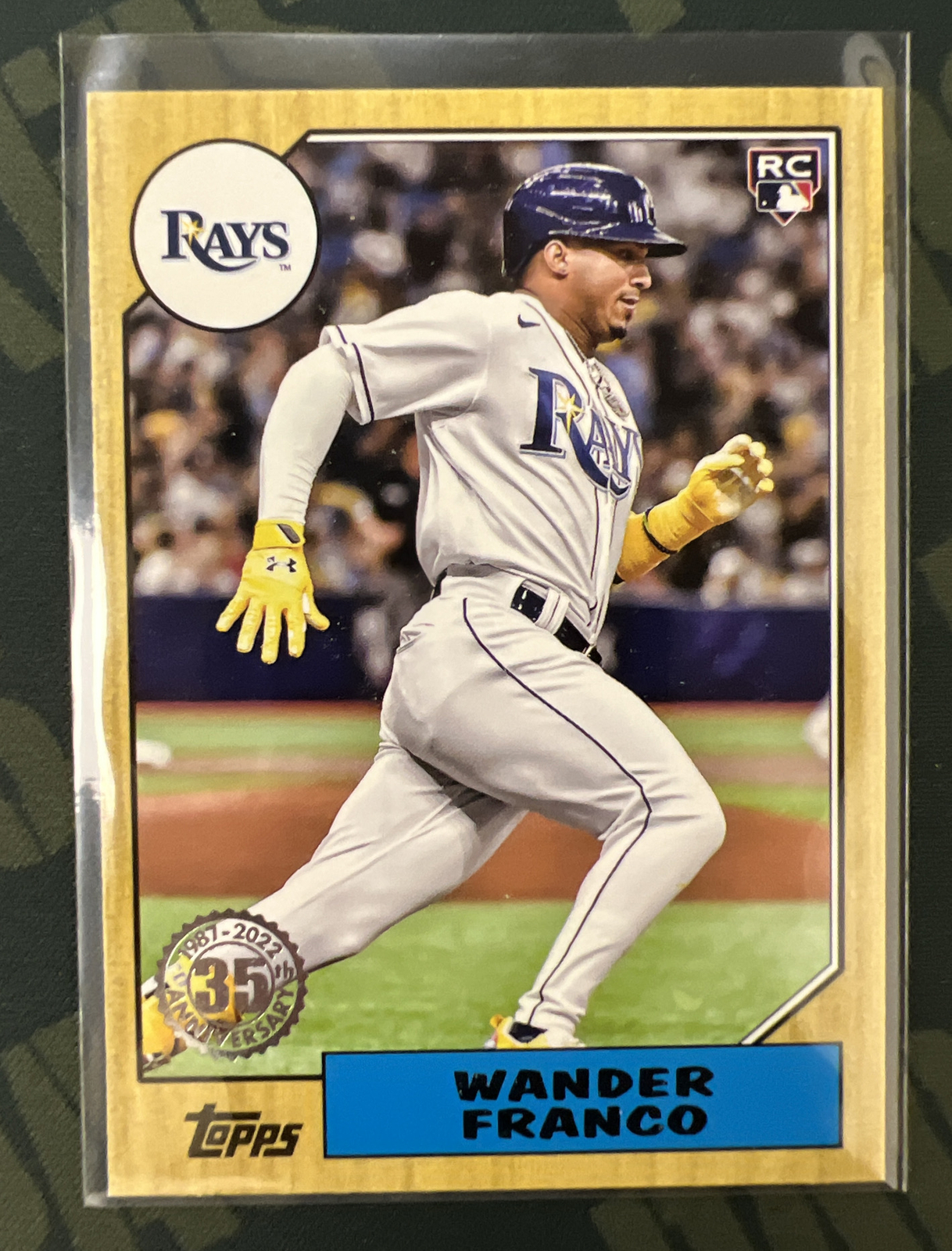 2022 Topps Wander Franco 1987 35th Anniversary Rookie Card RC #87TB-1 ...