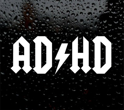 ADHD DECAL LOGO FOR CAR VAN LAPTOP VINYL STICKER FUNNY | eBay UK