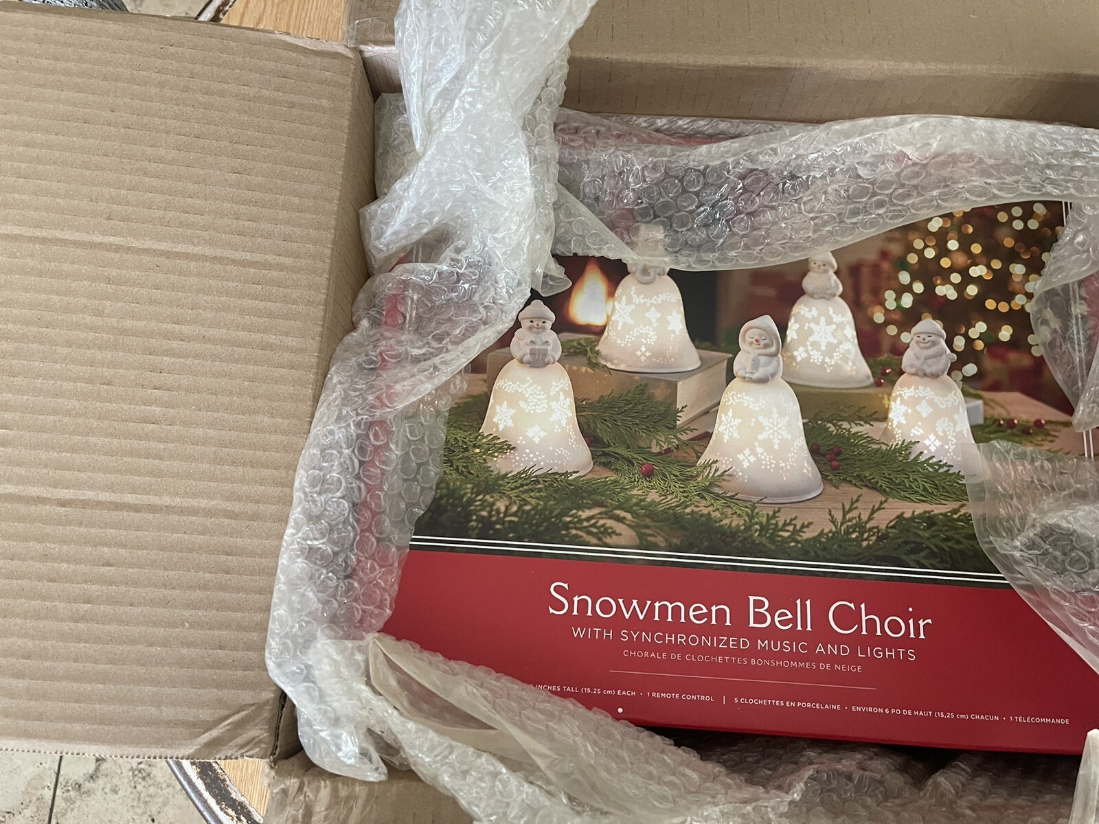 Hallmark Snowmen Bell Choir Musical Decorations With Light, Set of 5 | eBay