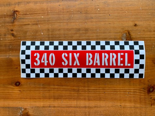 NOS 1970-71 Mopar Plymouth 340 Six Barrel Air Cleaner Decal 77R06184 | eBay