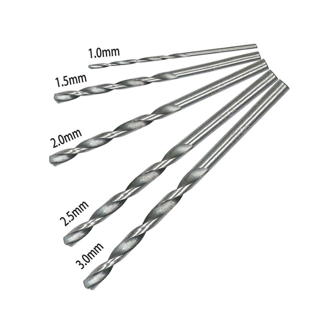HSS Spiralbohrer 1-3 mm Durchmesser Metall Bohrer Set-50tlg für ...