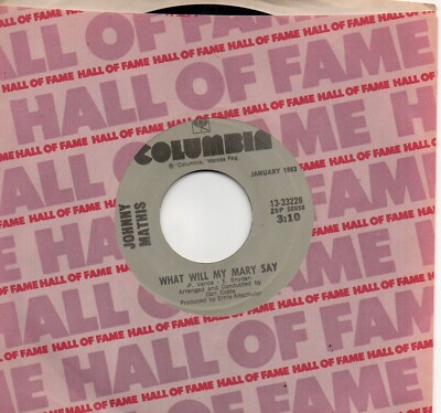 JOHNNY MATHIS - WHAT WILL MY MARY SAY / CALL ME | eBay