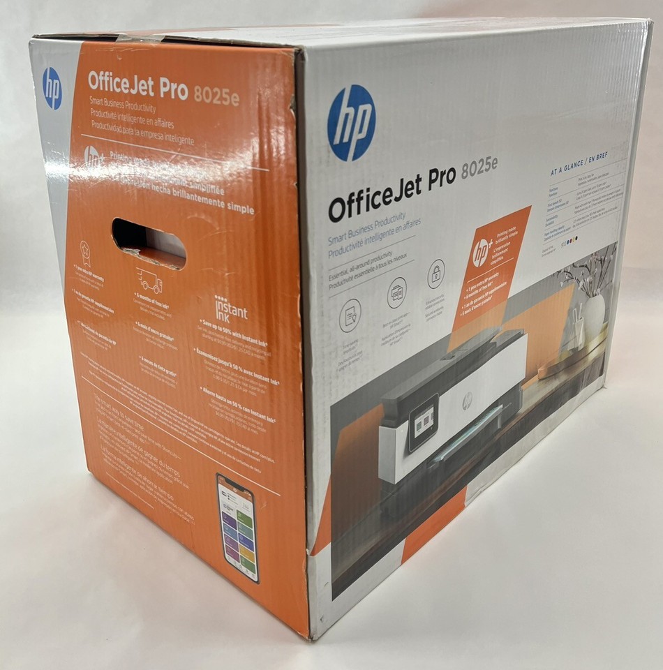 HP OfficeJet Pro 8025E Color Thermal Inkjet All-In-One Printer ...