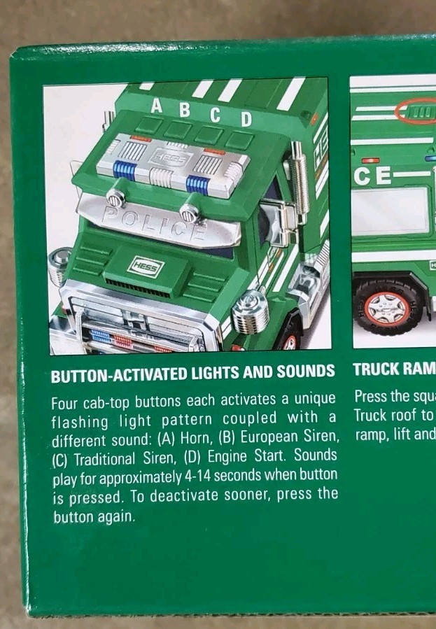NEW 2023 Hess Toy Police Truck With Police Cruiser -Lights & Sounds ...