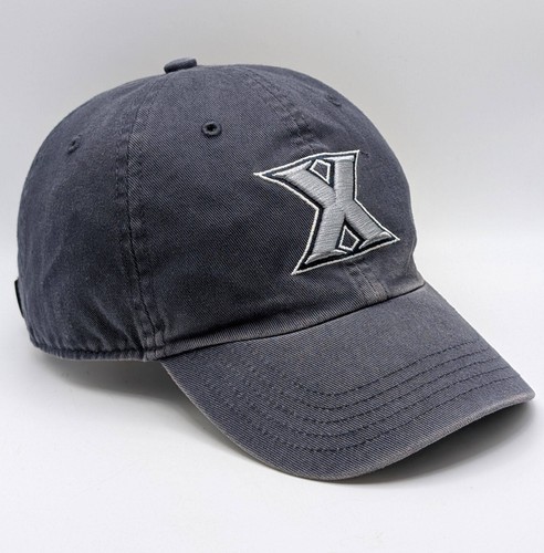 Vintage Xavier University Musketeers Hat Cap Big X Strap Back Twins ...