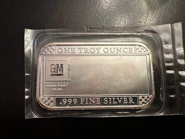 Low Mintage GM Licensed 1977 Corvette Coupe 1oz .999 Silver Bullion Bar ...
