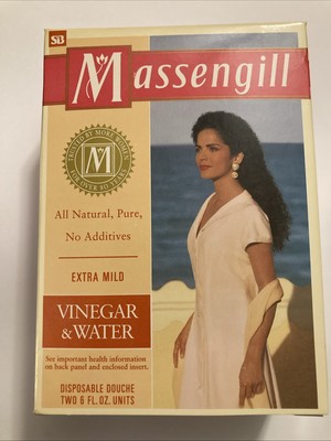 Massengill Douche Vinegar & Water - 2 Disposable Douches ~ NEW Sealed ...