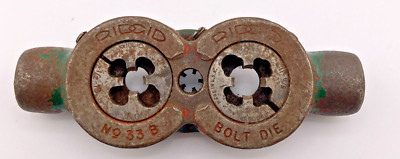 Ridgid 33-B 3 Way Manual Bolt Die Pipe Threader 1/2-13, 5/8-11, 3/8-16 ...