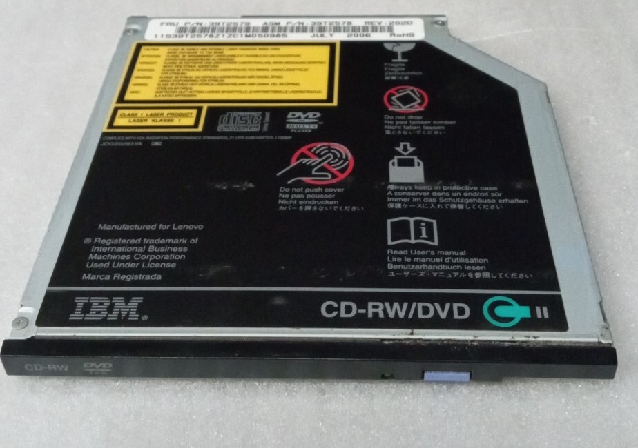 Lenovo CD-RW DvD r 39T2579,39T2578/ UJDA765 | eBay