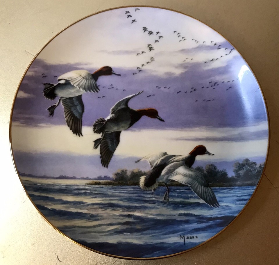 Complete Set of (8) Danbury Mint Plates: Ducks Taking Flight by David ...