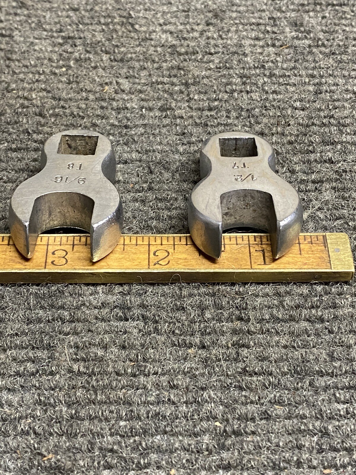 Vintage Bonney 3/8” Drive Crow Foot Sockets 1/2” And 9/16” T7, T8 USA ...