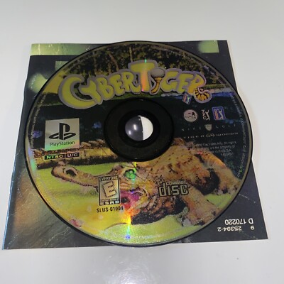 Cyber Tiger - Sony PlayStation 1 PS1 1999 - Tested & Works - Disc Only ...