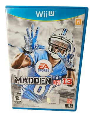 Madden NFL 13 (Nintendo Wii U, 2012) Video Game Complete w/ Manual ...