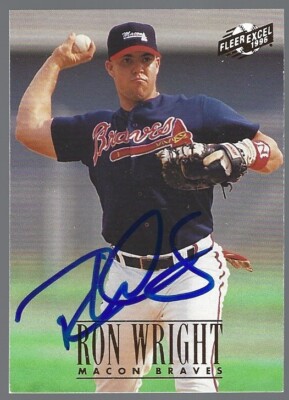 1996 Fleer Excel #135 Ron Wright IP auto signed card | eBay
