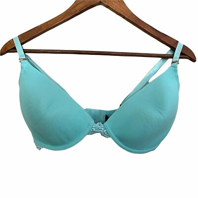 Natori Women's Mint Green Lace Mesh Overlay Convertible Underwire Bra ...