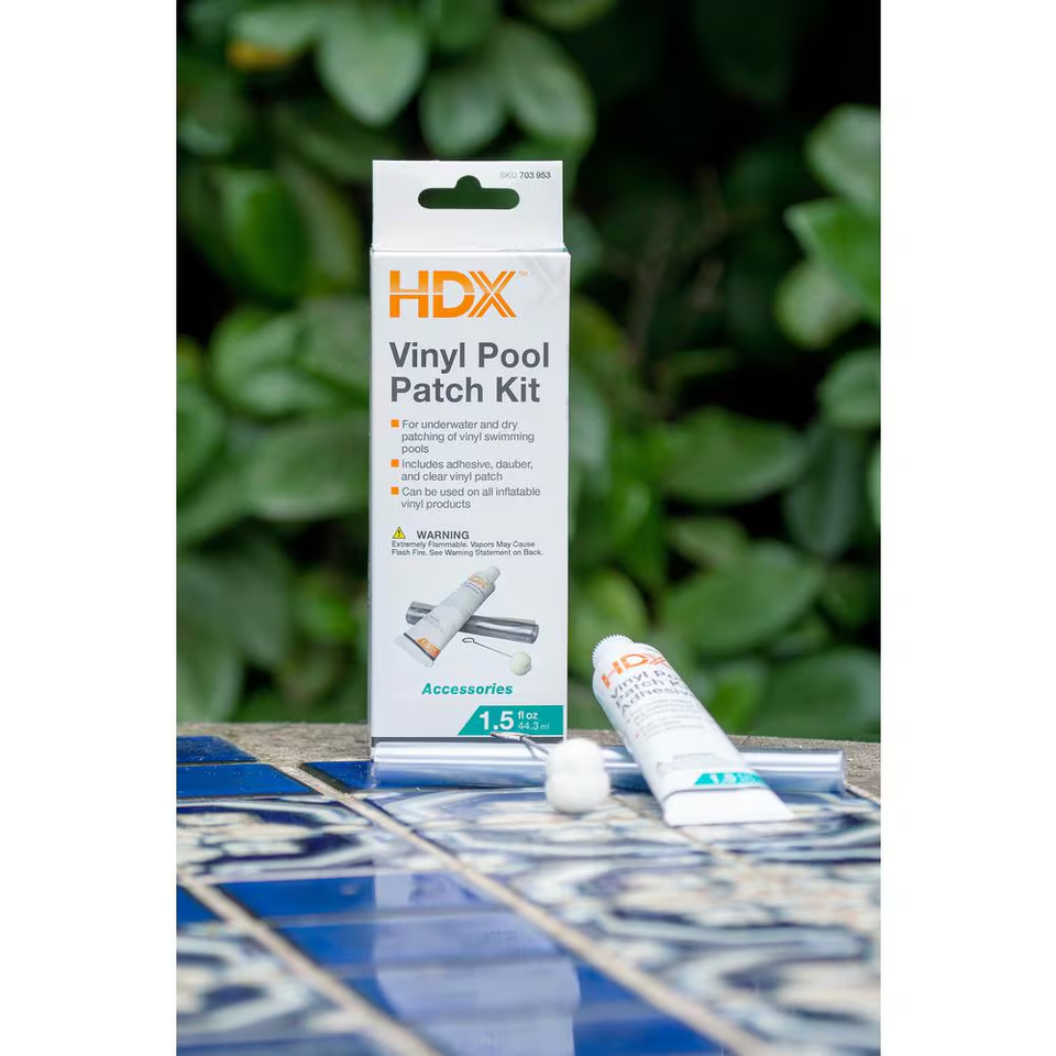 NEW Swimming Pool Vinyl Repair Kit for Dry or Underwater Patching ...