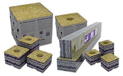 Premium Hydroponic Rockwool Grow Cubes Rapid Plant Growth Root ...