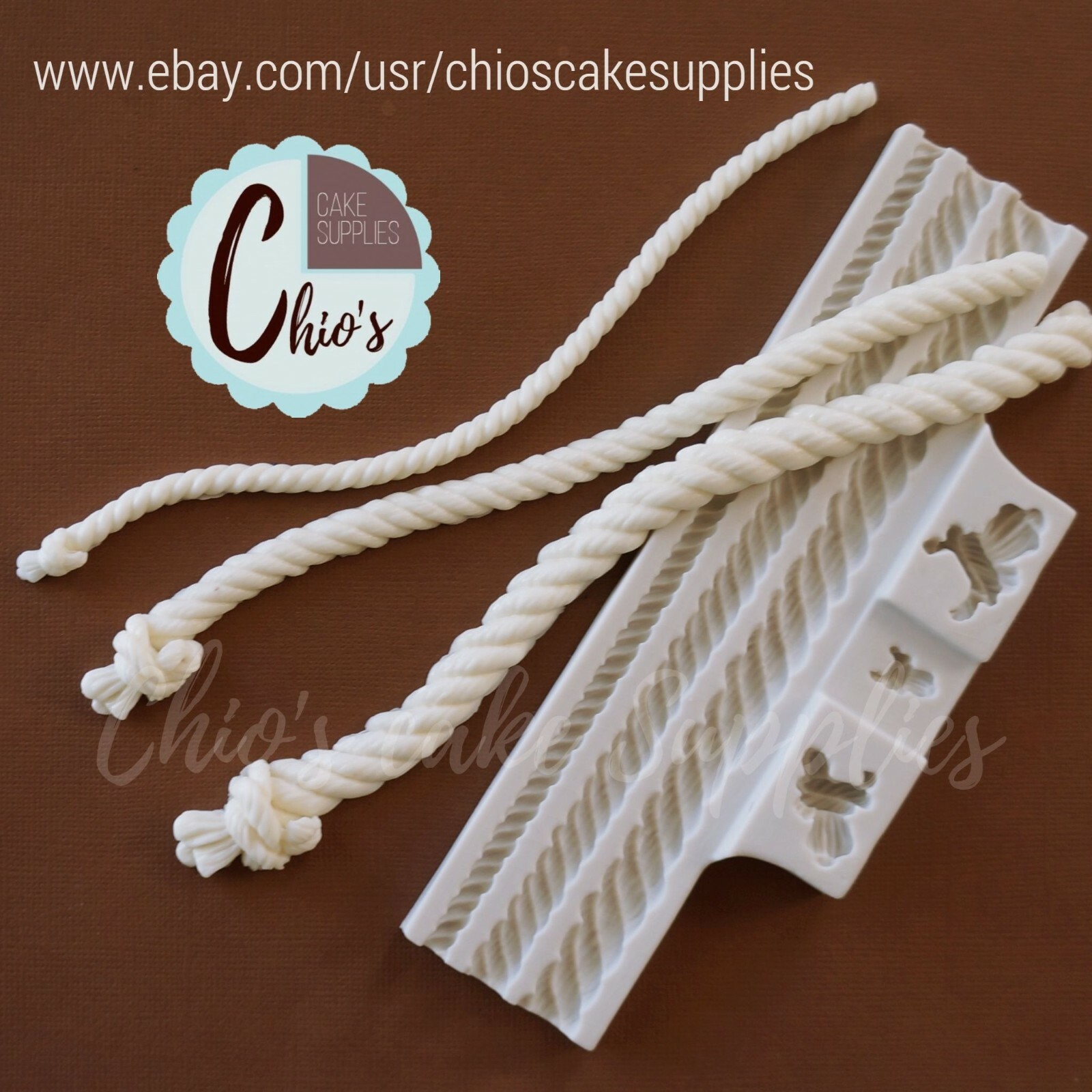 Rope and knots silicone mold. 3 rope cavities plus 3 knots cavities. | eBay