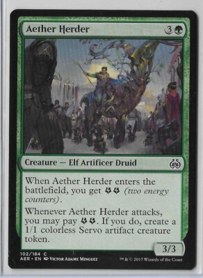 MTG Aether Herder Aether Revolt (AER) Common Magic Card #102/184 ...