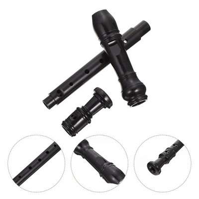 Portable Plastic Clarinet 8 Hole Flute Musical Instrument for Beginners ...