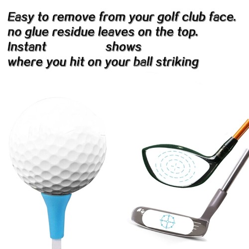 Golf Impact Tape Labels Golf Club Impact Sticker Golf Training Aids for ...