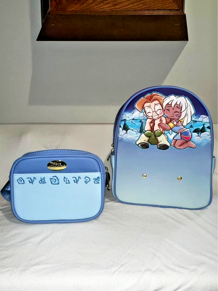 Neon Tuesday Disney Backpack Fanny Pack Combo Bag - Atlantis Kida and ...