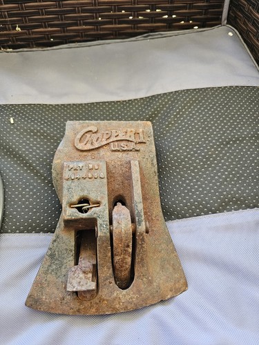 Vintage Chopper 1 Axe Head Spring Loaded Splitting Made in USA Missing ...