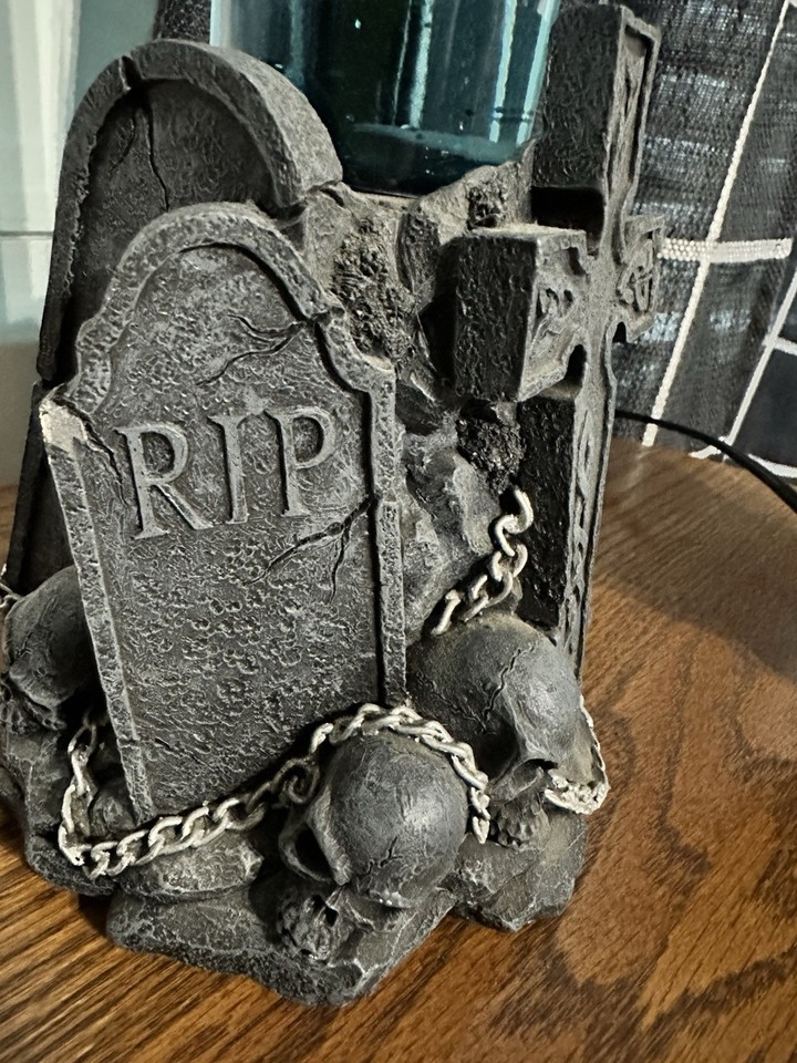 Vintage 90s Grim Reaper Lava Lamp Graveyard Please read description! | eBay