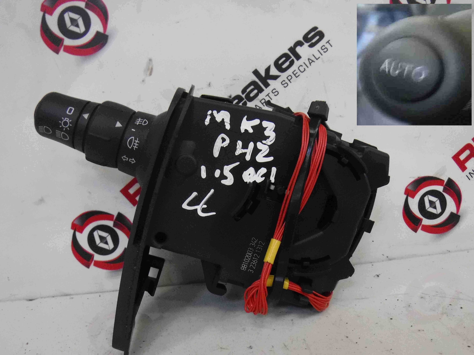 Renault Clio + Modus MK3 2005-2012 Indicator Headlight Stalk Auto Front ...