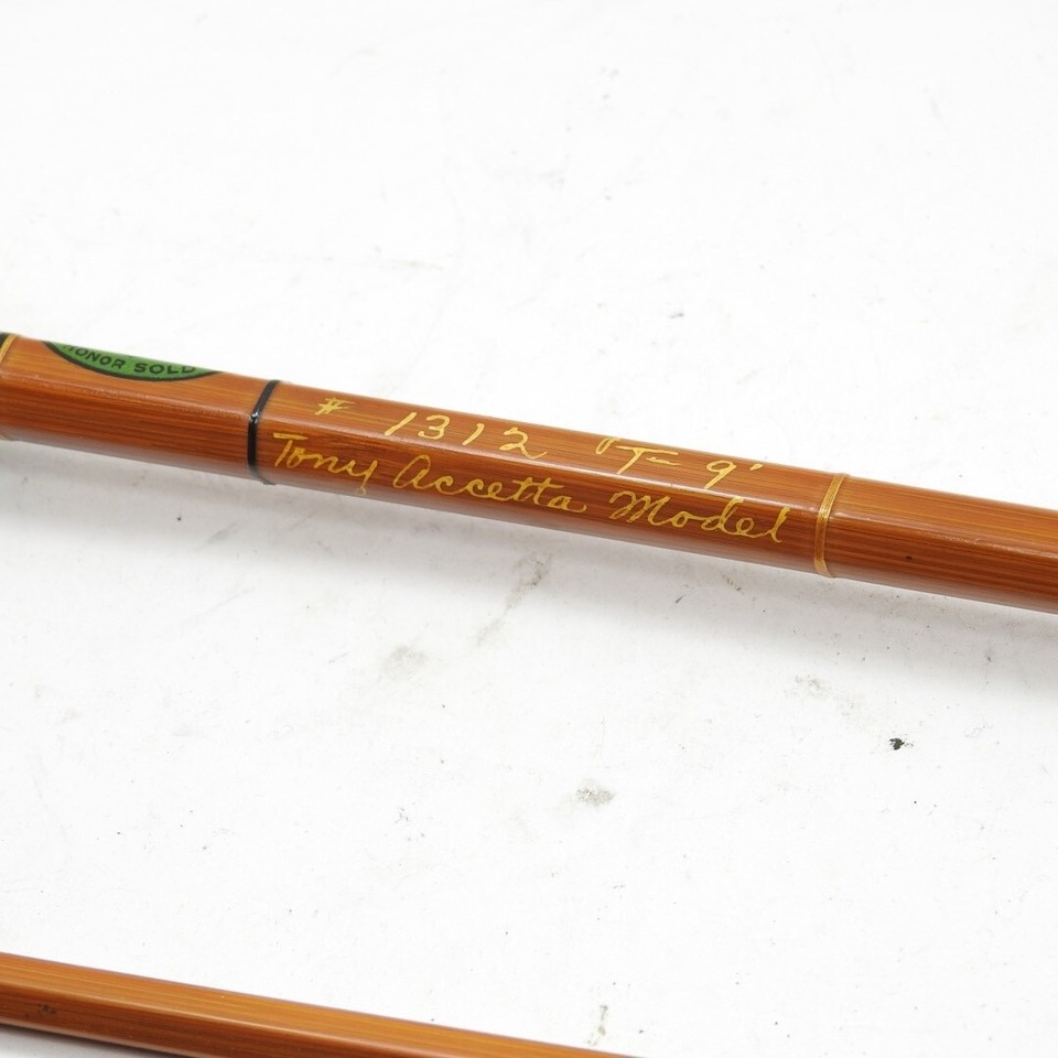 Vintage Shakespeare Tony Accetta #1312 Bamboo Fly Rod. 9’. | eBay
