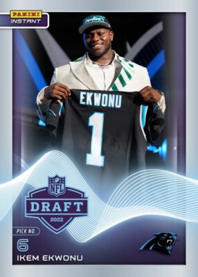 NFL 2022 Instant Draft Night Football Ikem Ekwonu #6 [Rookie Card] | eBay