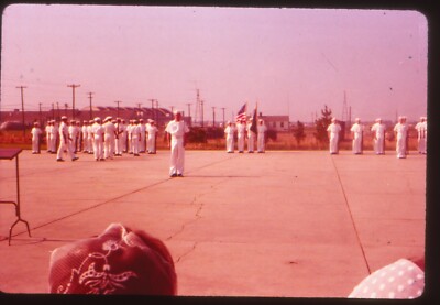 Vintage Photo Film Slide 1960's Navy Graduation Parade | eBay