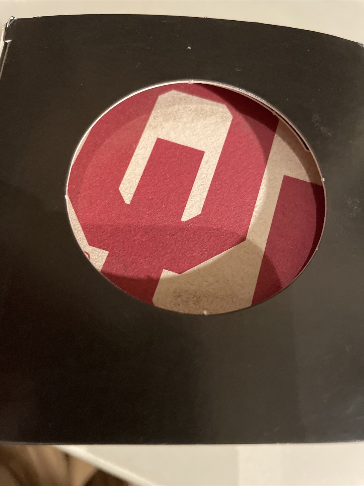 oklahoma university sooners 16oz Pint Glass & (4) 4”round coasters set ...