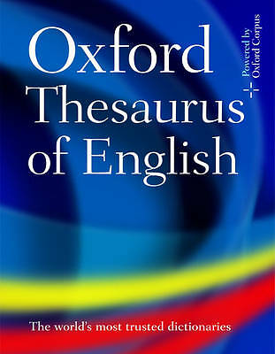 Oxford Thesaurus of English by Not Available (Hardcover, 2006) for sale ...