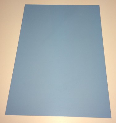 10 x A4 Blue Coloured Transparency Acetate Sheets 175MIC Interleaved ...