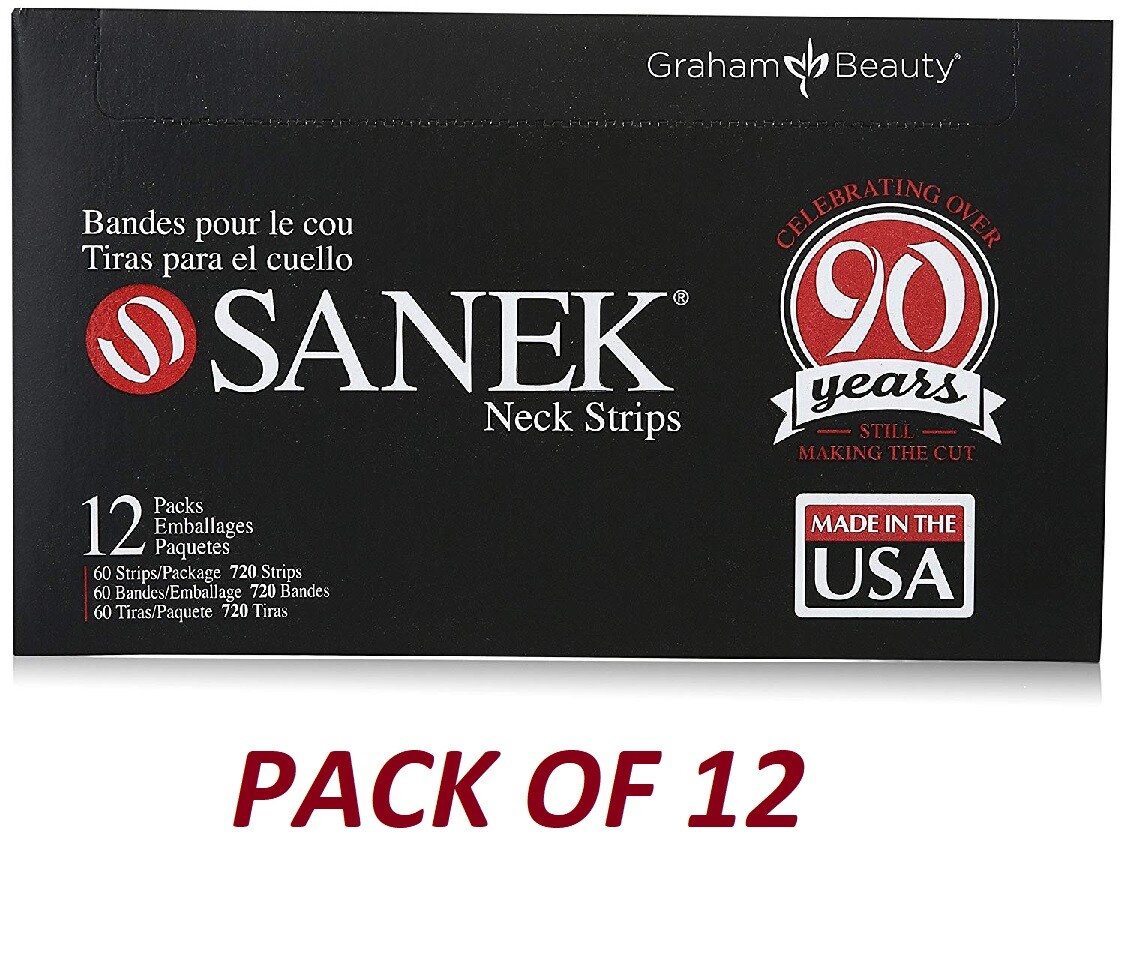 SANEK Neck Strips Pack of 12 - 8640 Strips 747036433104| eBay