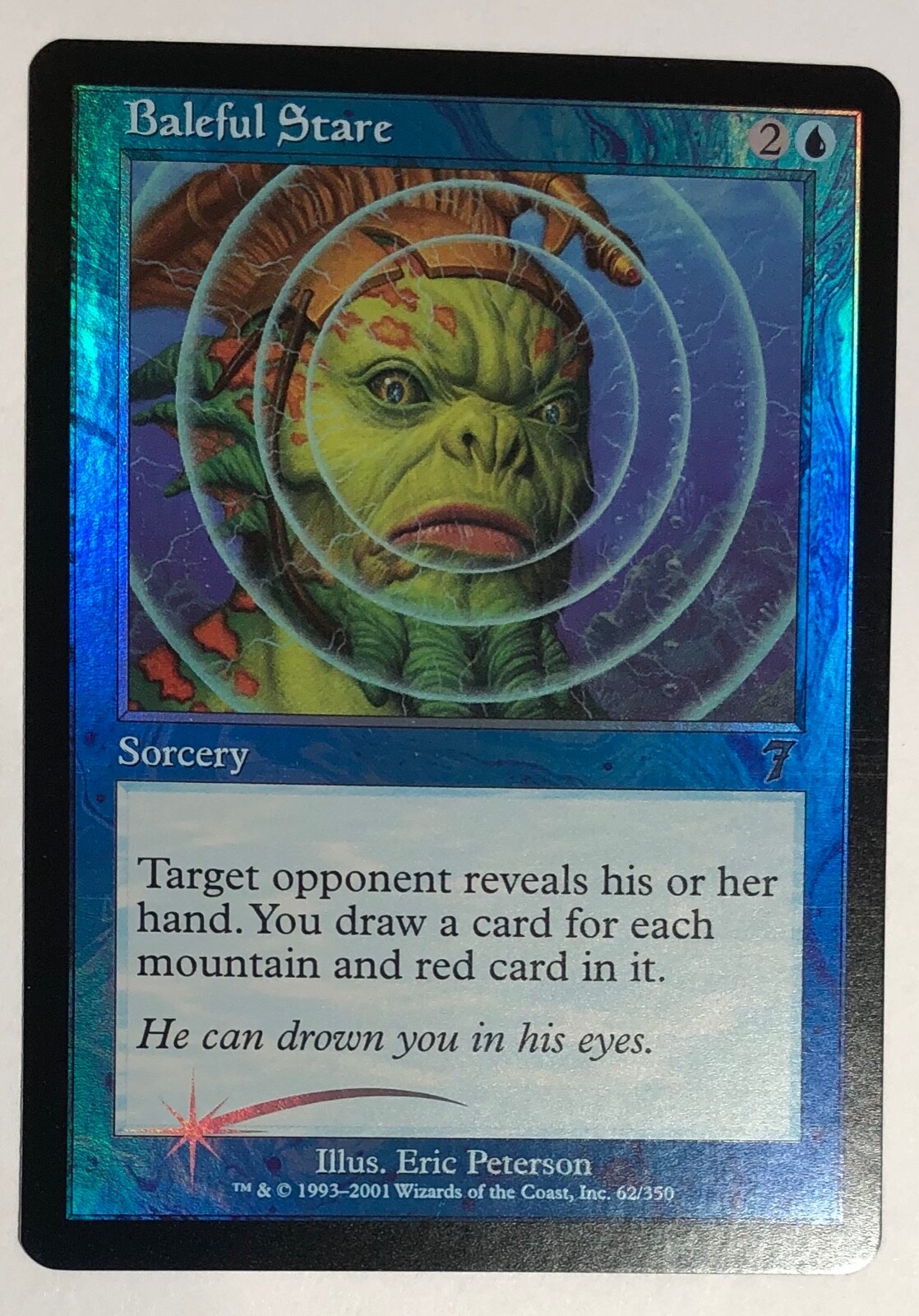 MTG BALEFUL STARE (FOIL) 7th Edition (OldManMTG 002-235) | eBay