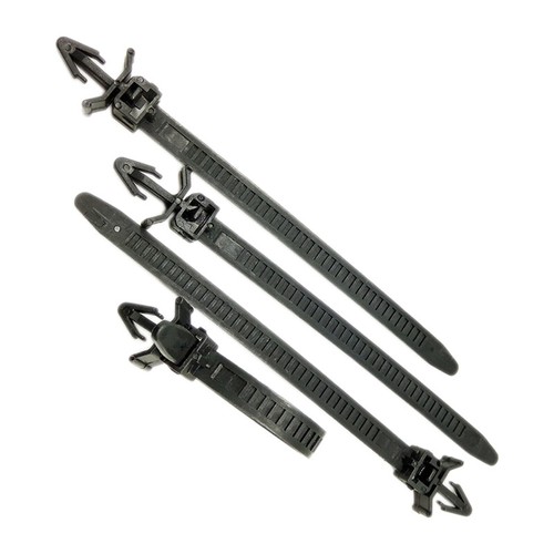 50xCar Line Cable-Ties Zip Wrap Push Rivet Clip Wiring Loom Harness ...
