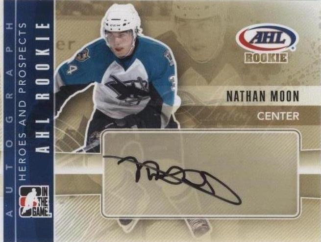 2011-12 In the Game Heroes and Prospects - Autographs Nathan Moon #A ...