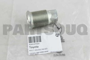 4263137020 Genuine Toyota BOLT, DOUBLE WHEEL STOP, RH 42631-37020 | eBay