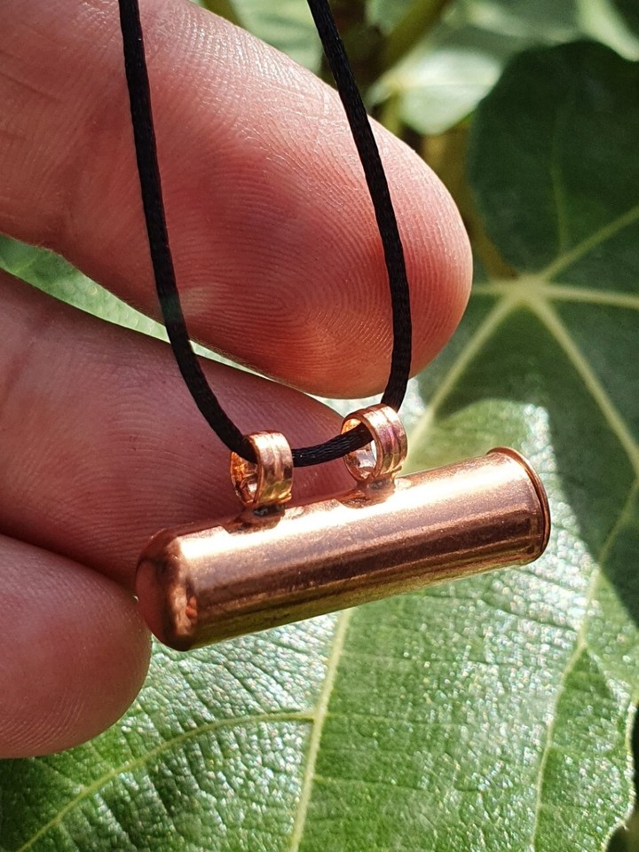 Copper Taweez Pendant Locket Necklace Stash Vial Pure Copper Chandi ...