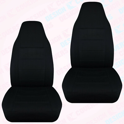 Designcover front car seat covers black fits 2004-2012 Ford Ranger ...