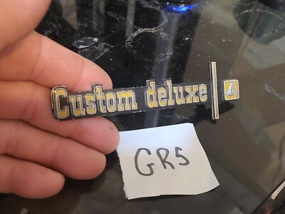 1973 74 CHEVY TRUCK CUSTOM DELUXE DASH PAD EMBLEM OEM GM ...BIN GR5 | eBay