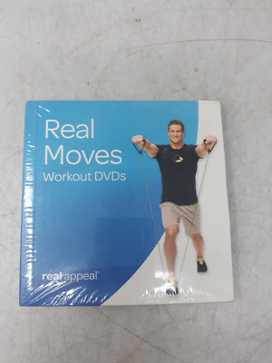 Real Appeal Real Moves Workout DVD Set Resistance Band Fitness Program ...