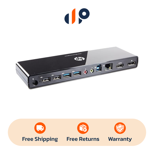 HP USB 3.0 Port Replicator Docking Station (H1L08AA#ABA) | SHIPS SAME ...
