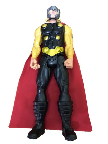 Marvel "Avengers" THOR Action Figure Yellow/Gold Arms 2013 Hasbro 11.5 ...