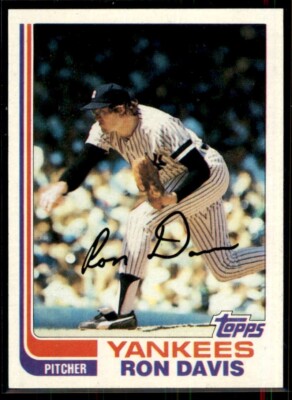 1982 Topps Ron Davis #634 New York Yankees | eBay