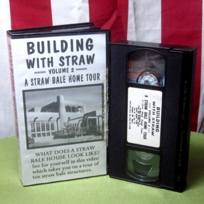 BUILDING WITH STRAW documentary V2 Straw Bale Home tour Arizona VHS | eBay